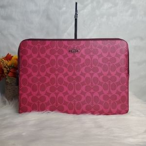Coach | Bags | Coach Laptop Sleeve In Signature Canvas | Poshmark
